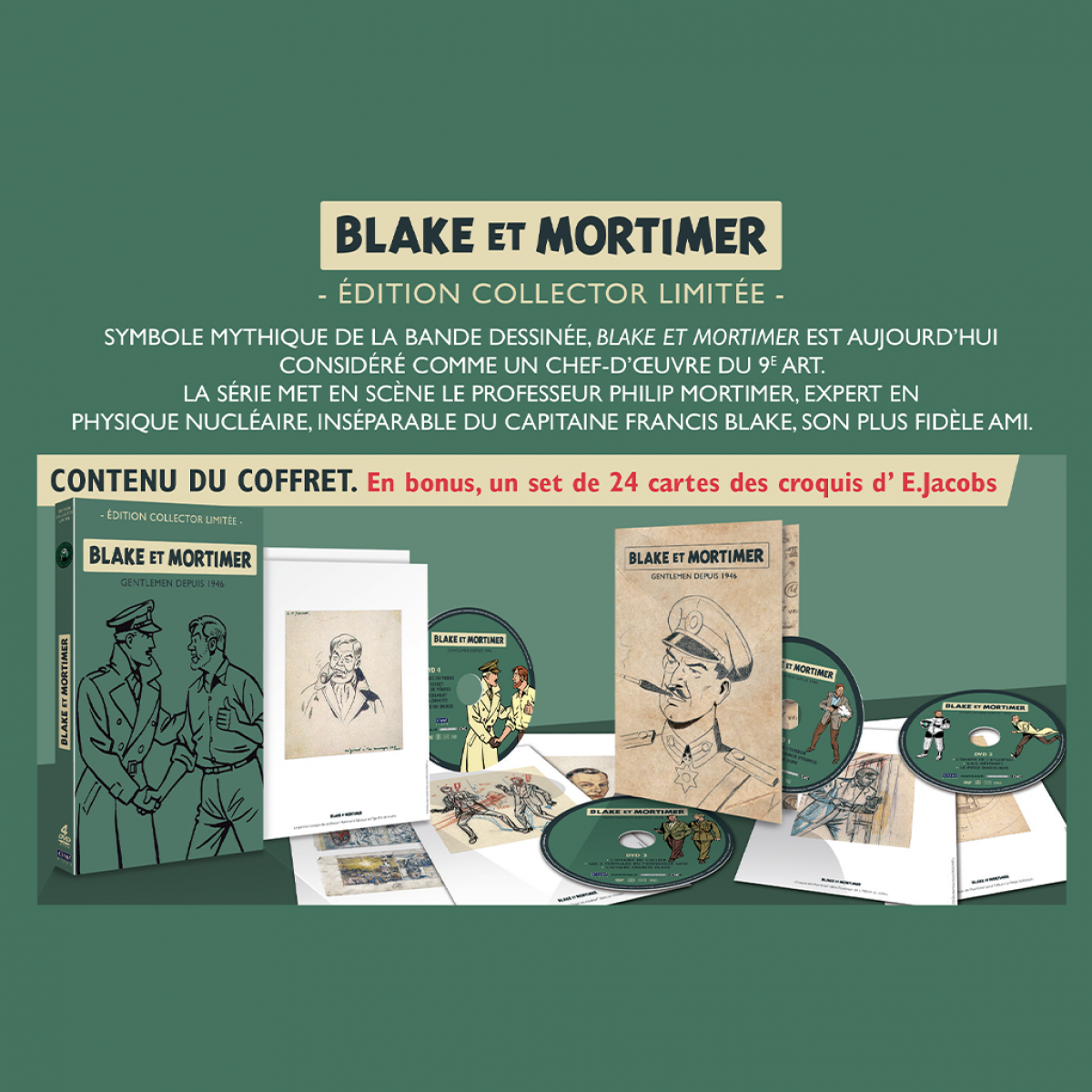 BLAKE ET MORTIMER - L'INTEGRALE DVD - Complete collections and box sets