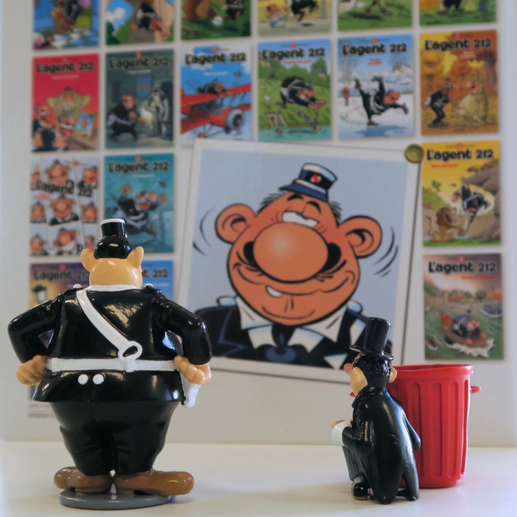Figurine Pixi - L'agent 212 - Au nom de la loi: Figurines BD par Cauvin ...