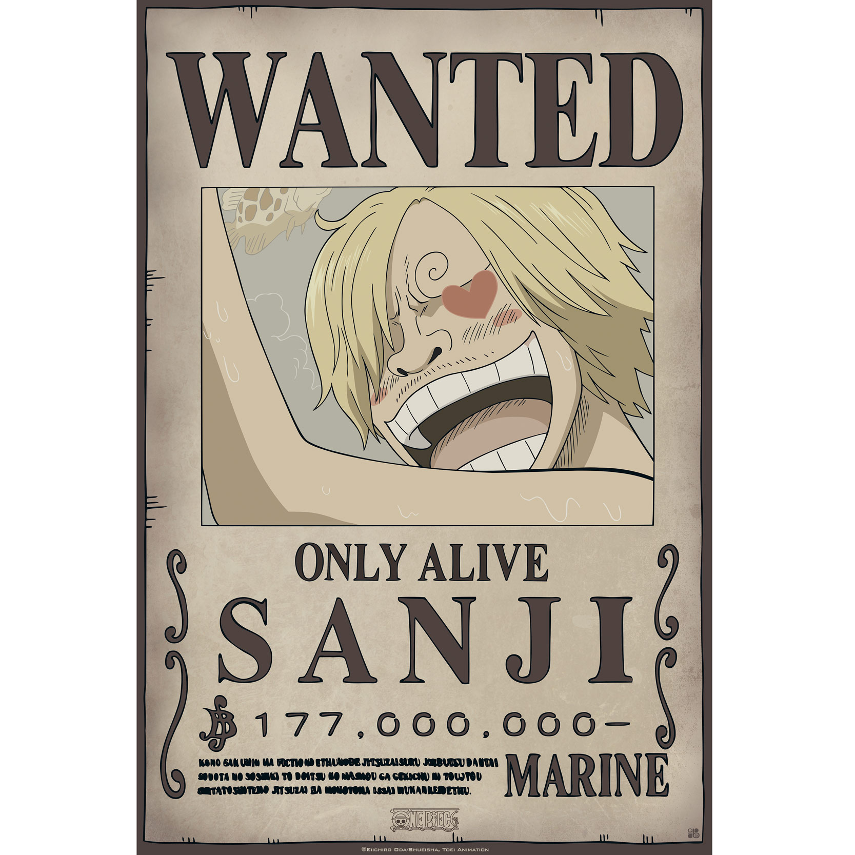 Pack 9 Posters Wanted : Équipage de Luffy - One Piece: Intégrales et ...