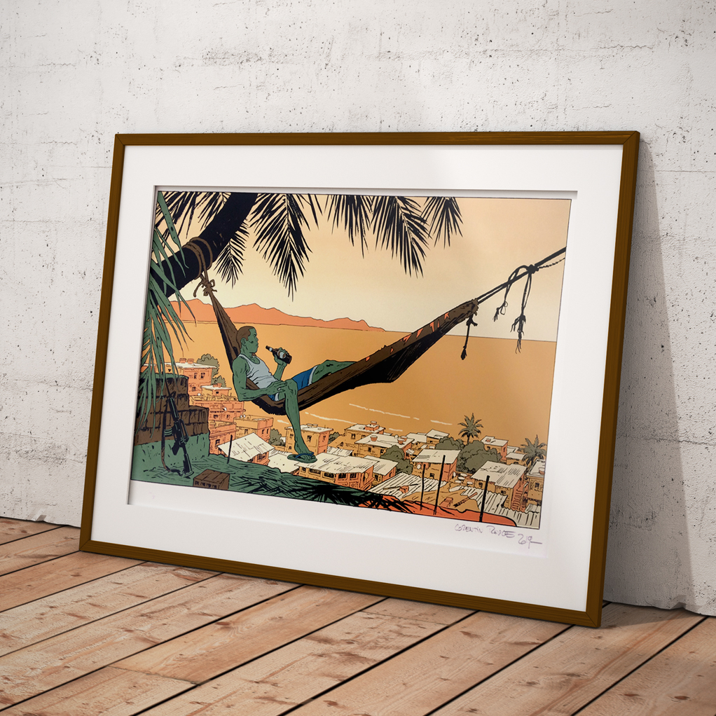 Sérigraphie Rio par Corentin rouge: Sérigraphies BD par Corentin Rouge ...