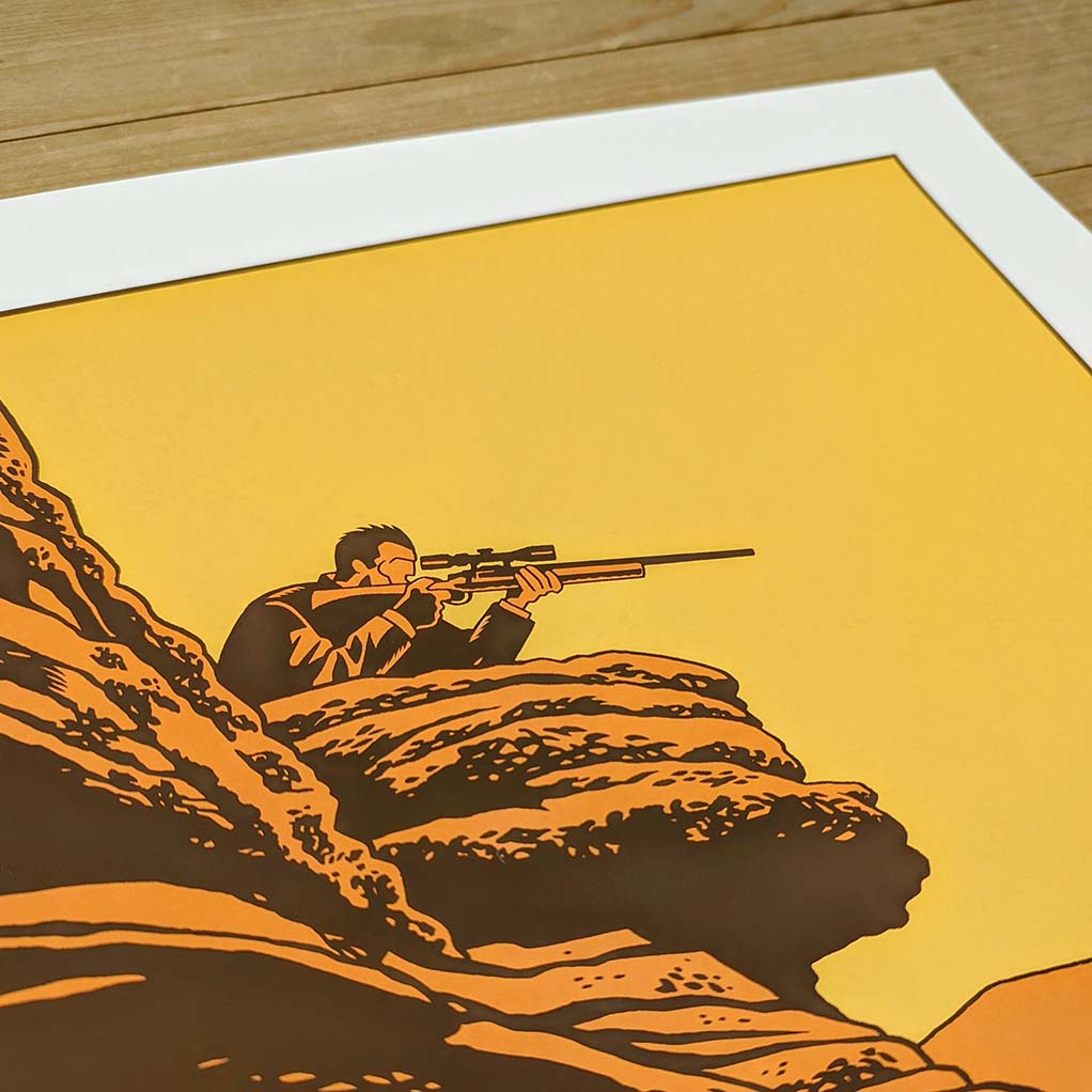 Sérigraphie Tyler Cross, Sniper par Brüno: Sérigraphies BD par Brüno ...
