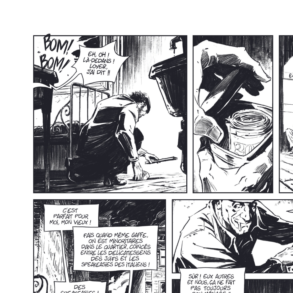 Planche N&B, N°13 - Giant, tome 1 - Impression unique sur Dibond ...