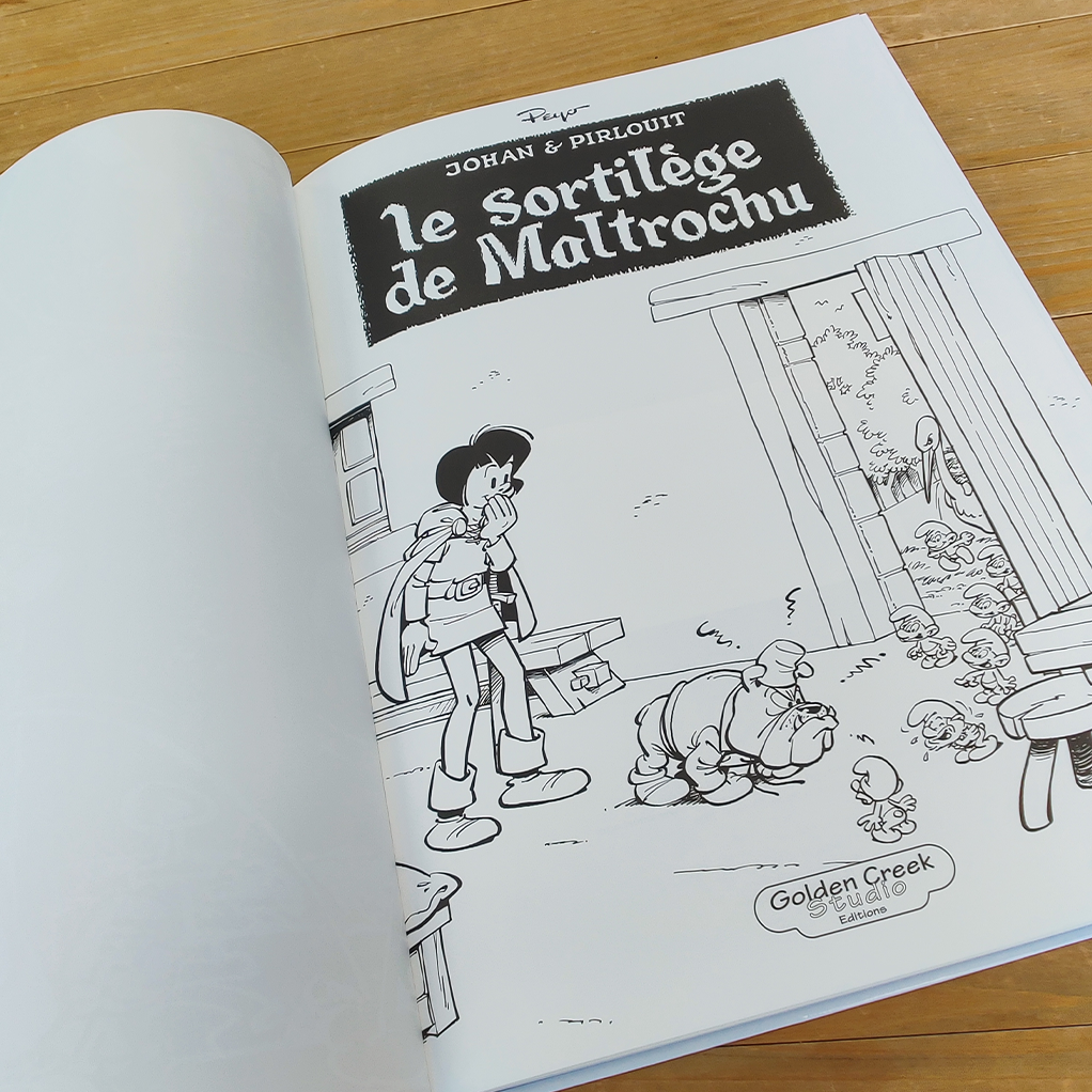 Tirage de luxe Golden Creek Studio, Johan & Pirlouit, LE SORTILÈGE DE ...