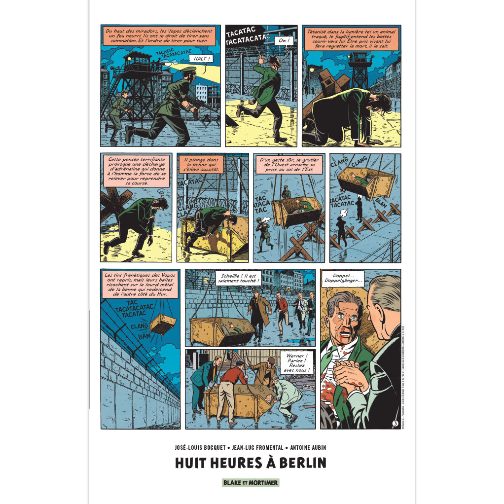 Affiche Blake et Mortimer: Promotionnel BD chez Dargaud