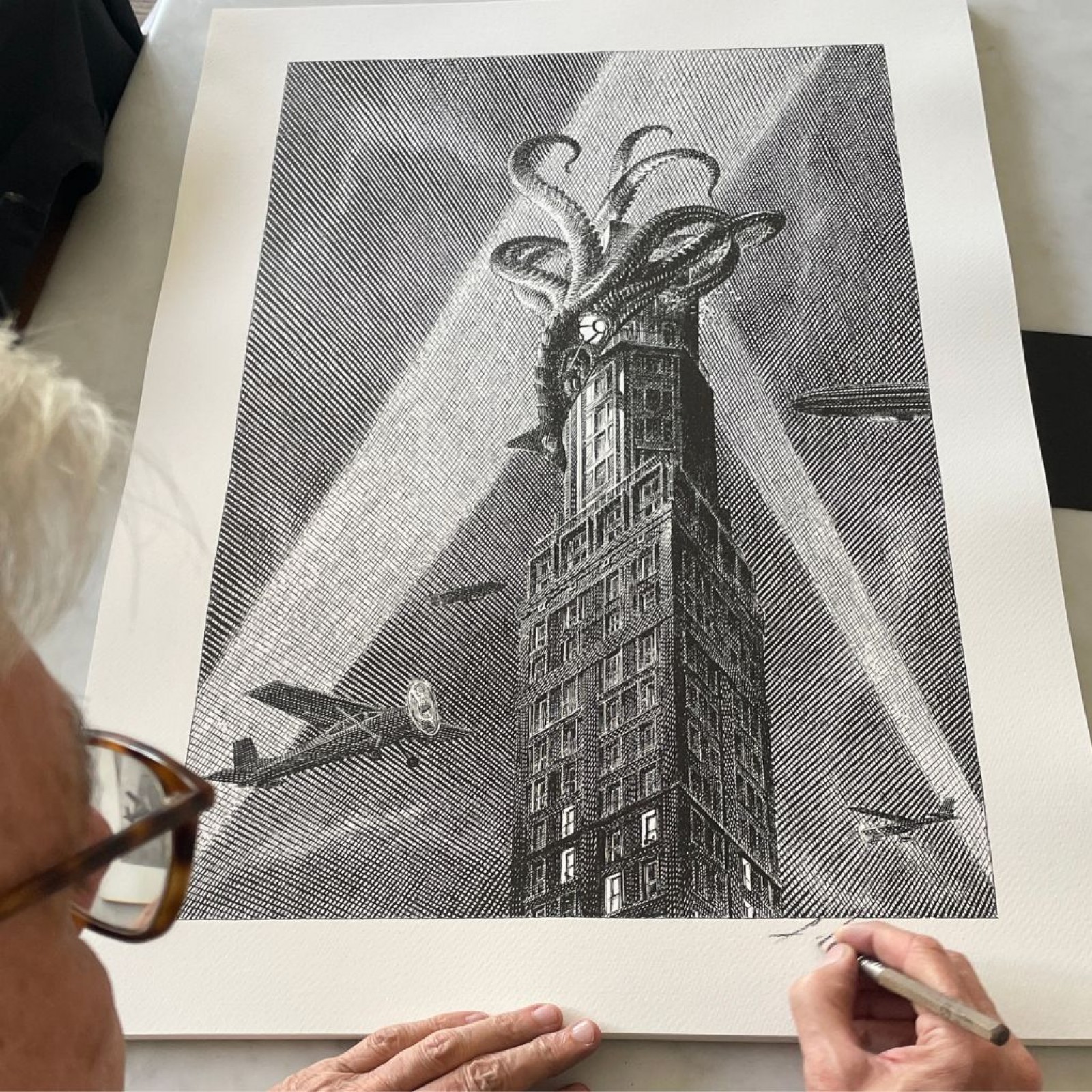 Art Print, The Obscure cities, The Captian Nemo return, The Nautipoulpe ...