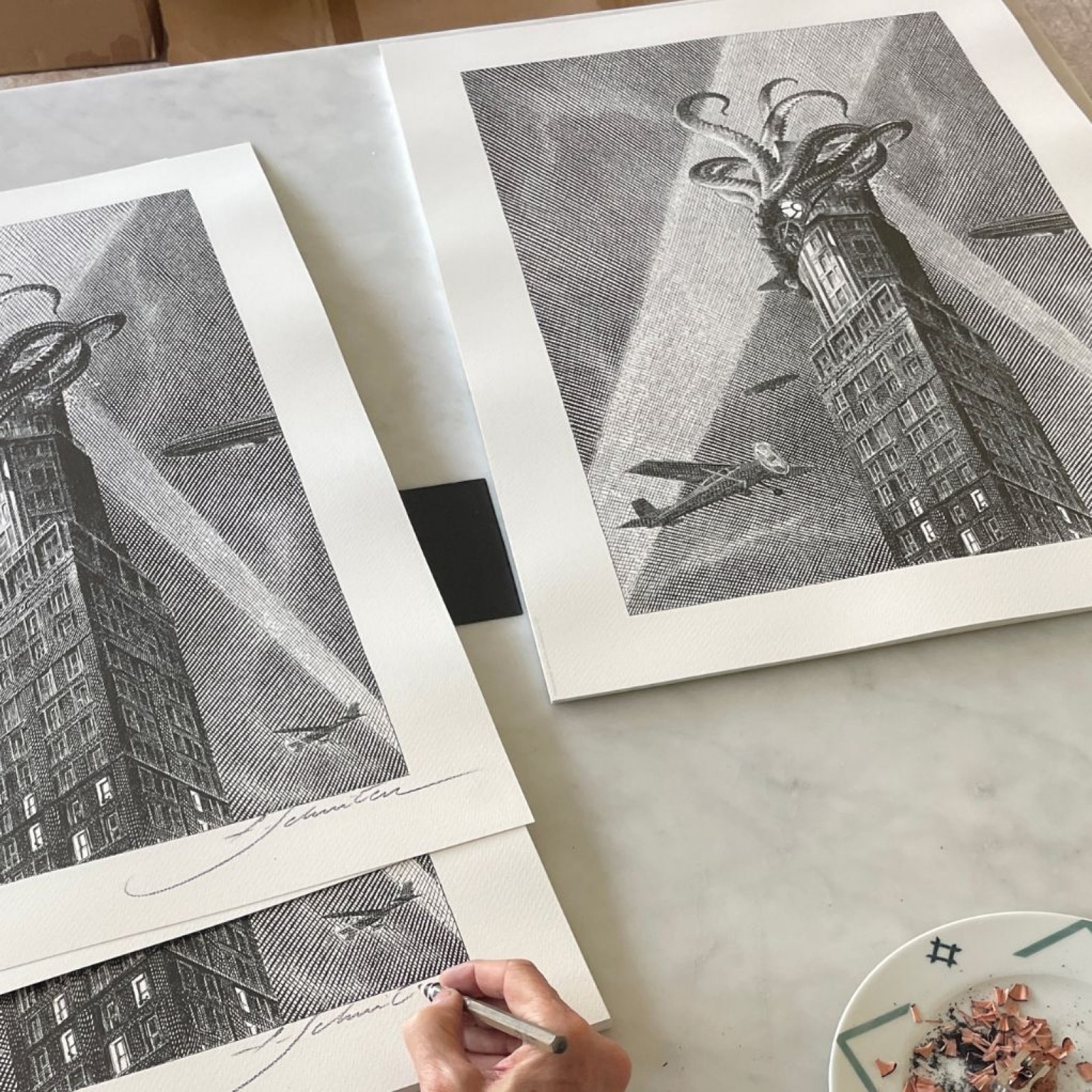 Art Print, The Obscure cities, The Captian Nemo return, The Nautipoulpe ...