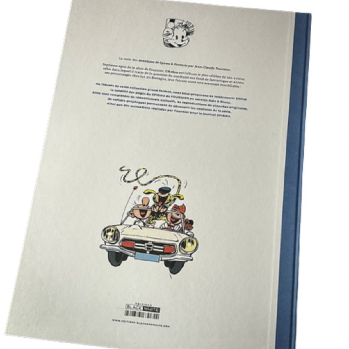 Luxury Print - Spirou and Fantasio - L'Ankou by Fournier - Black and ...