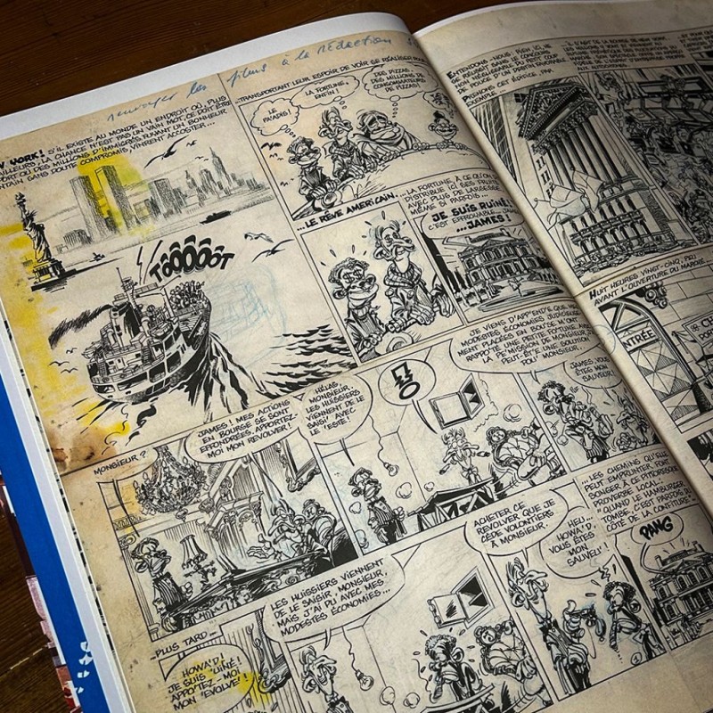 Luxury Print - Spirou and Fantasio - Spîrou in New York by Tome & Janry ...