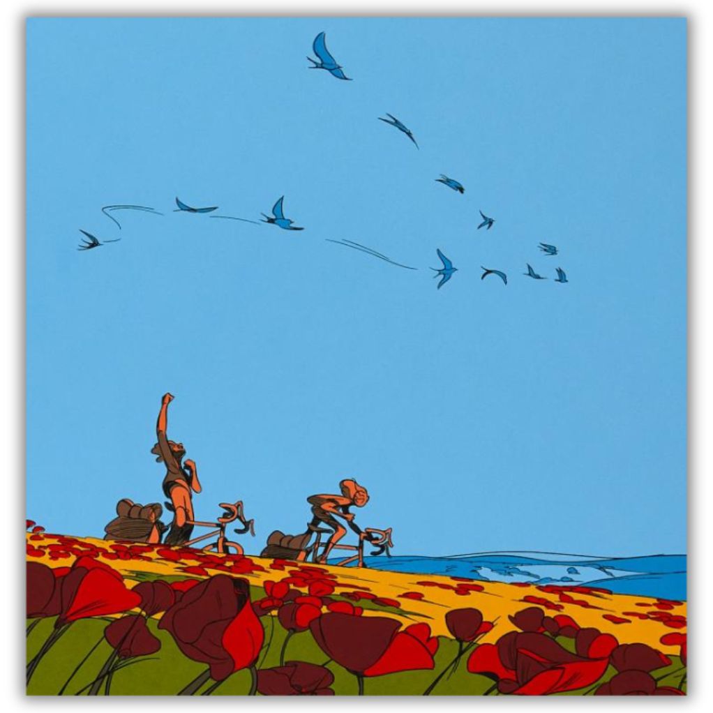 Sérigraphie Coquelicots - La Ride: Sérigraphies BD par Florent Pierre ...