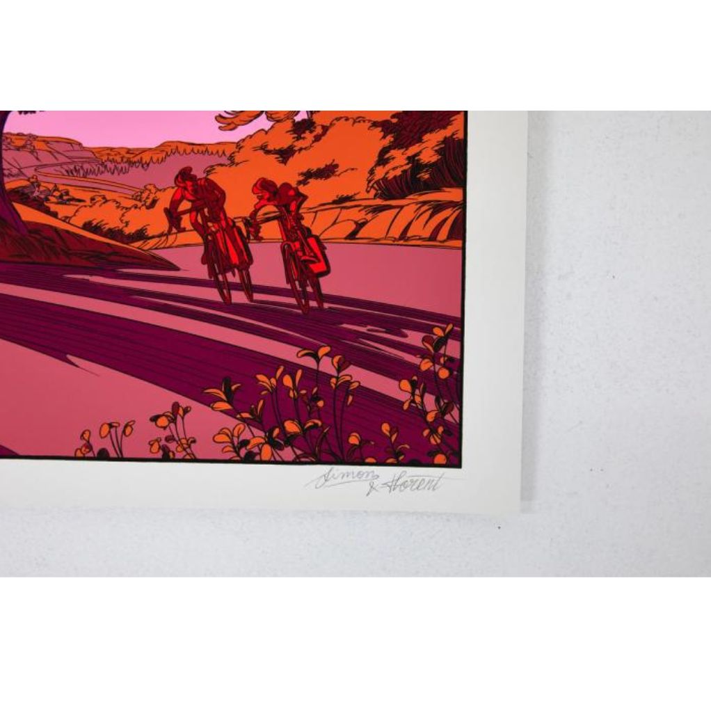Sérigraphie La Course - La Ride: Sérigraphies BD par Florent Pierre ...