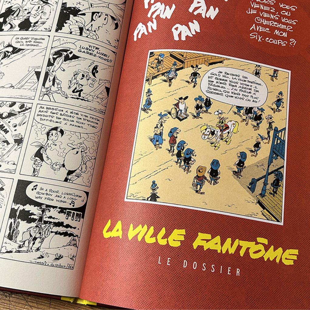 Tirage de luxe Lucky Luke - Tome 25 - La ville Fantôme - Impression N&B ...