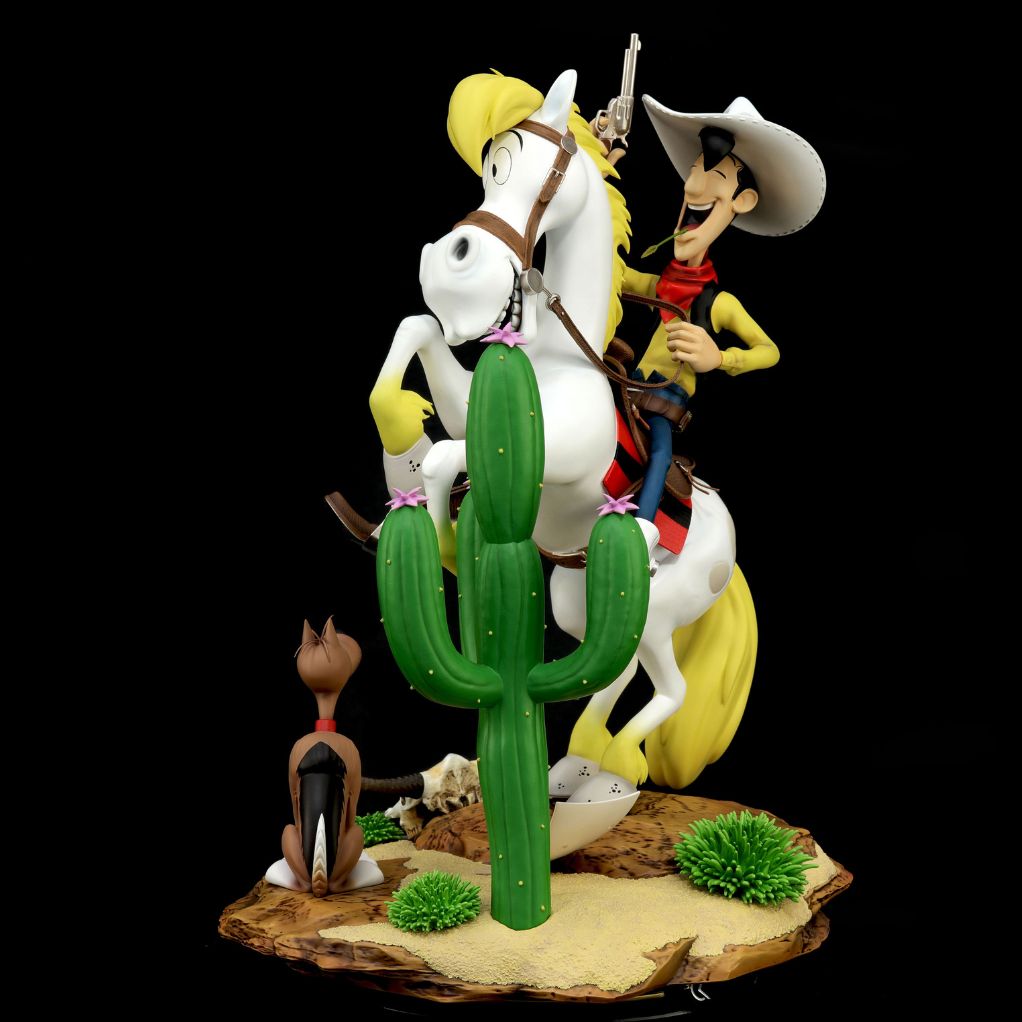 Figurine Cartoon Kingdom - Lucky Luke, Jolly Jumper et Rantanplan ...