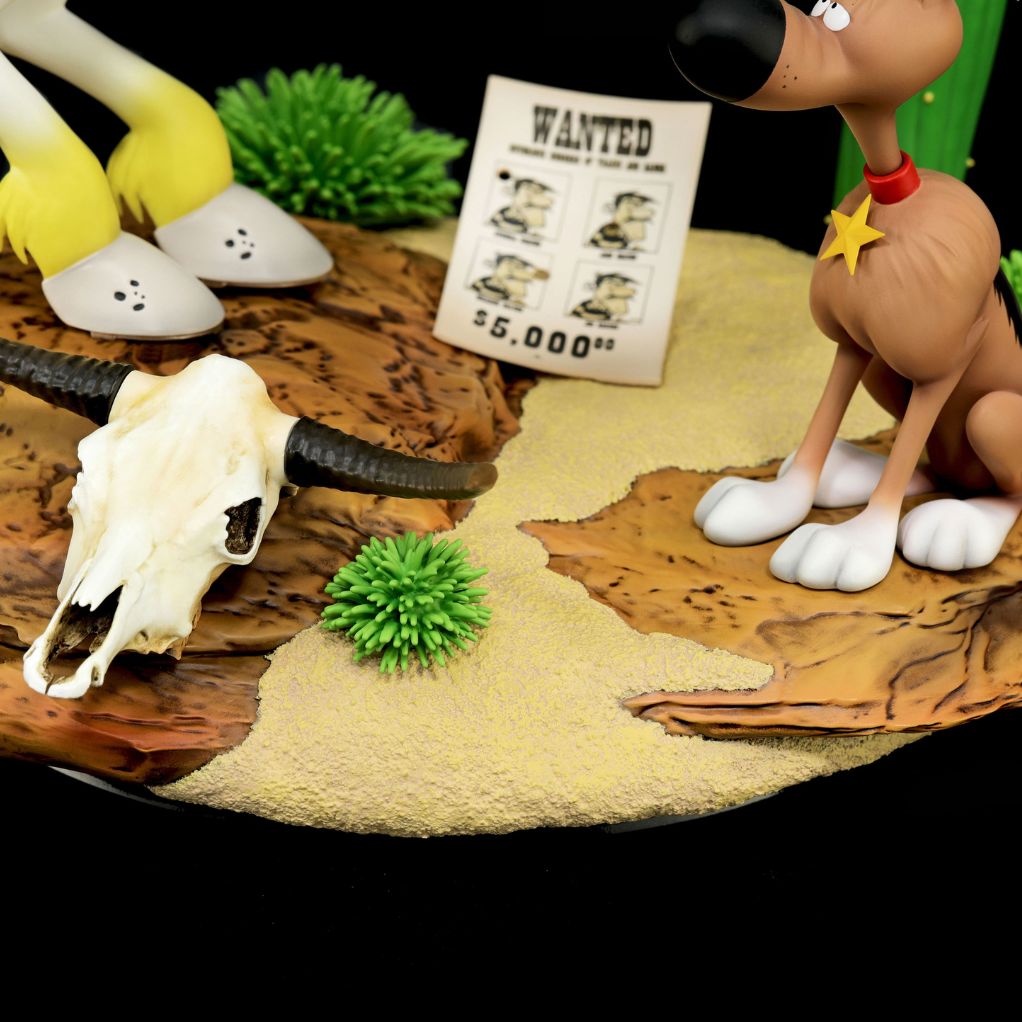 Figurine Cartoon Kingdom - Lucky Luke, Jolly Jumper et Rantanplan ...