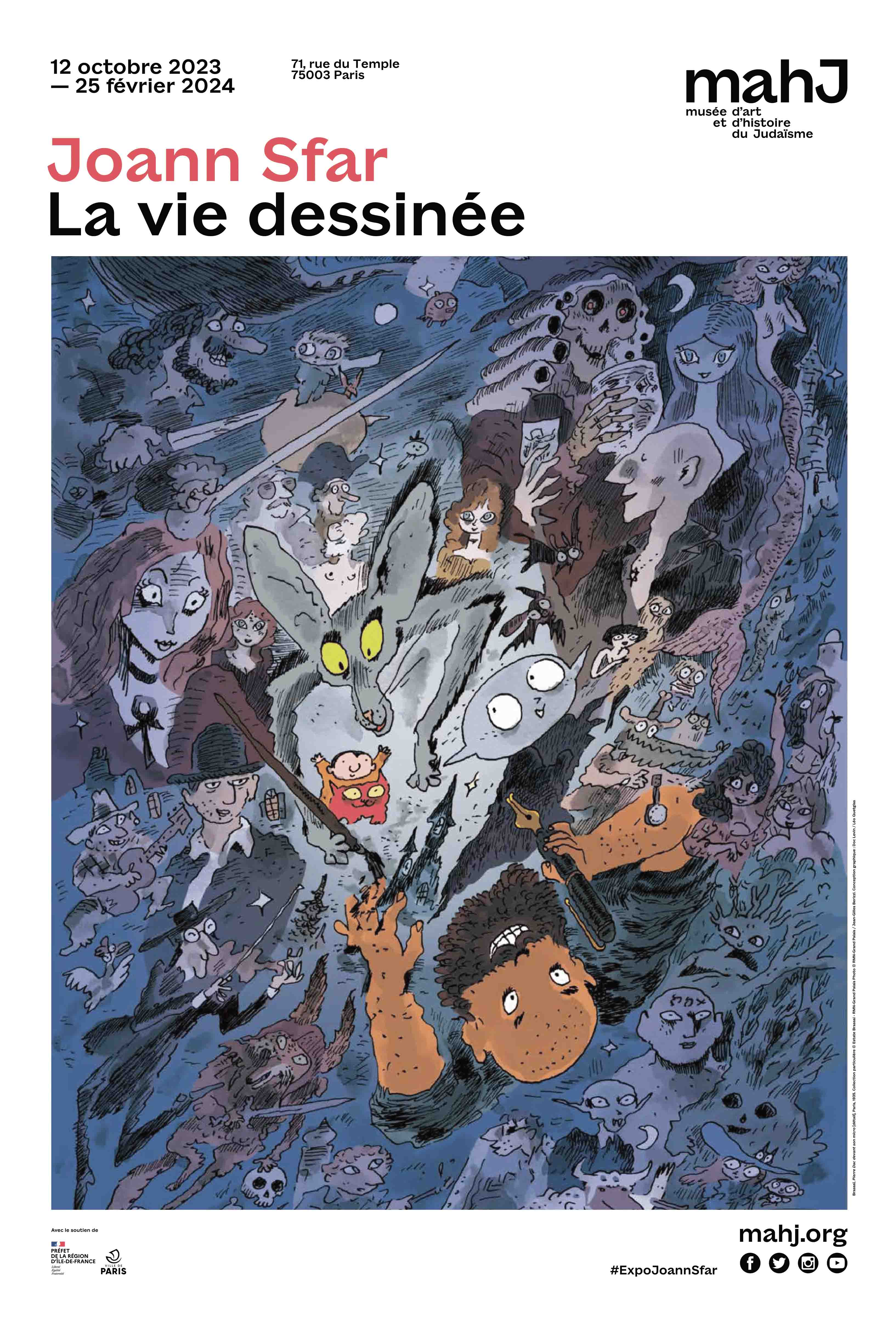 Affiche Le chat du rabbin: Promotionnel BD chez Dargaud