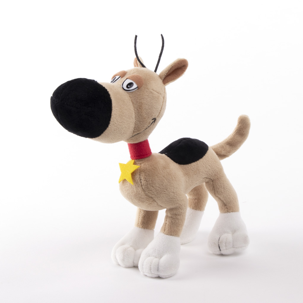 Peluche Rantanplan: Objets déco BD chez Parc Spirou