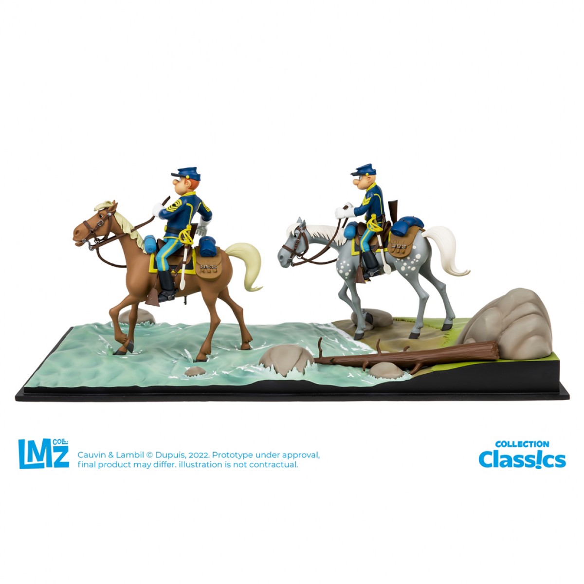 Figurine Lmz Collectibles Les Tuniques Bleues Le Passage Du Gué Figurines