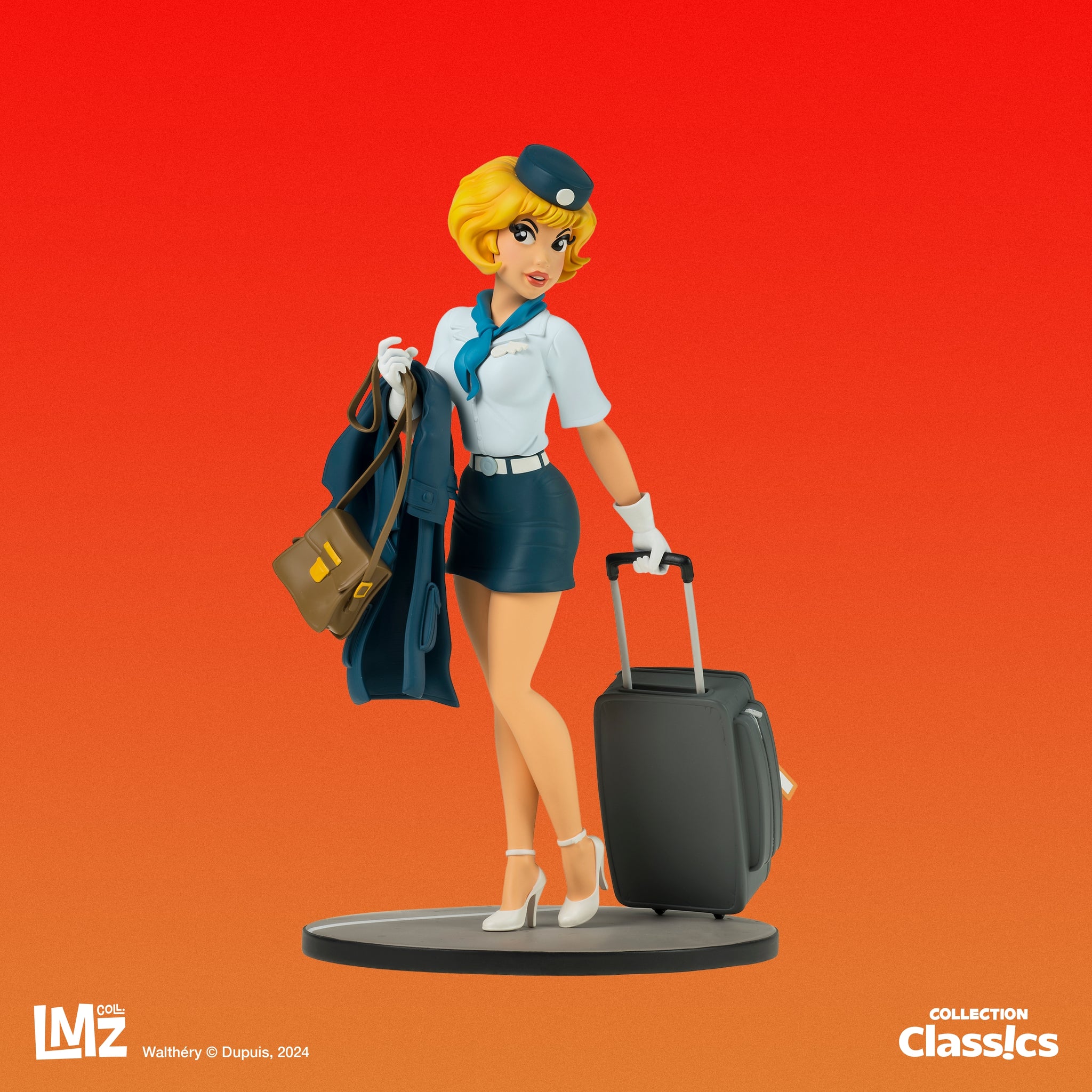 Figurine Natacha avec sa valise, version Class!cs par LMZ Collectibles: Figurines BD par ...