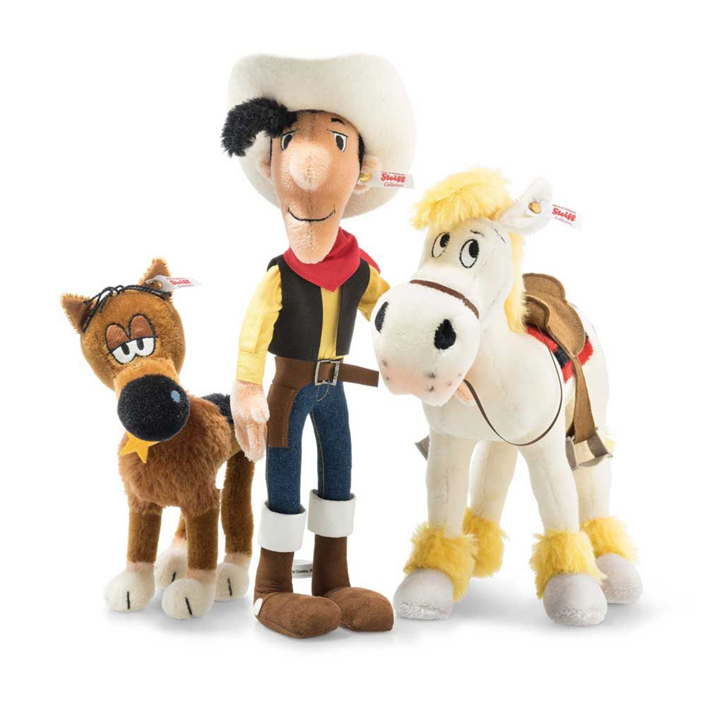 Peluche de collection Lucky Luke par Steiff: Peluches BD par Goscinny ...