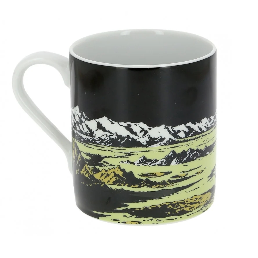 Mug Tintin - Fusée sur la Lune: Mug BD par Hergé chez Tintinimaginatio
