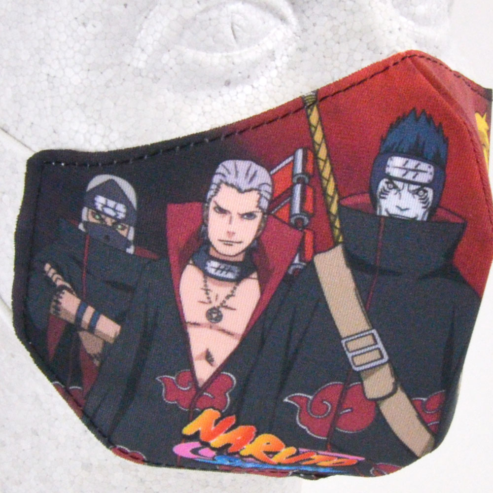 Masque réutilisable: Akatsuki: Textile Manga par Masashi Kishimoto chez ...