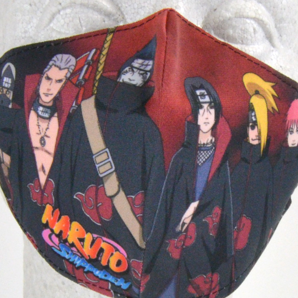 Masque réutilisable: Akatsuki: Textile Manga par Masashi Kishimoto chez ...