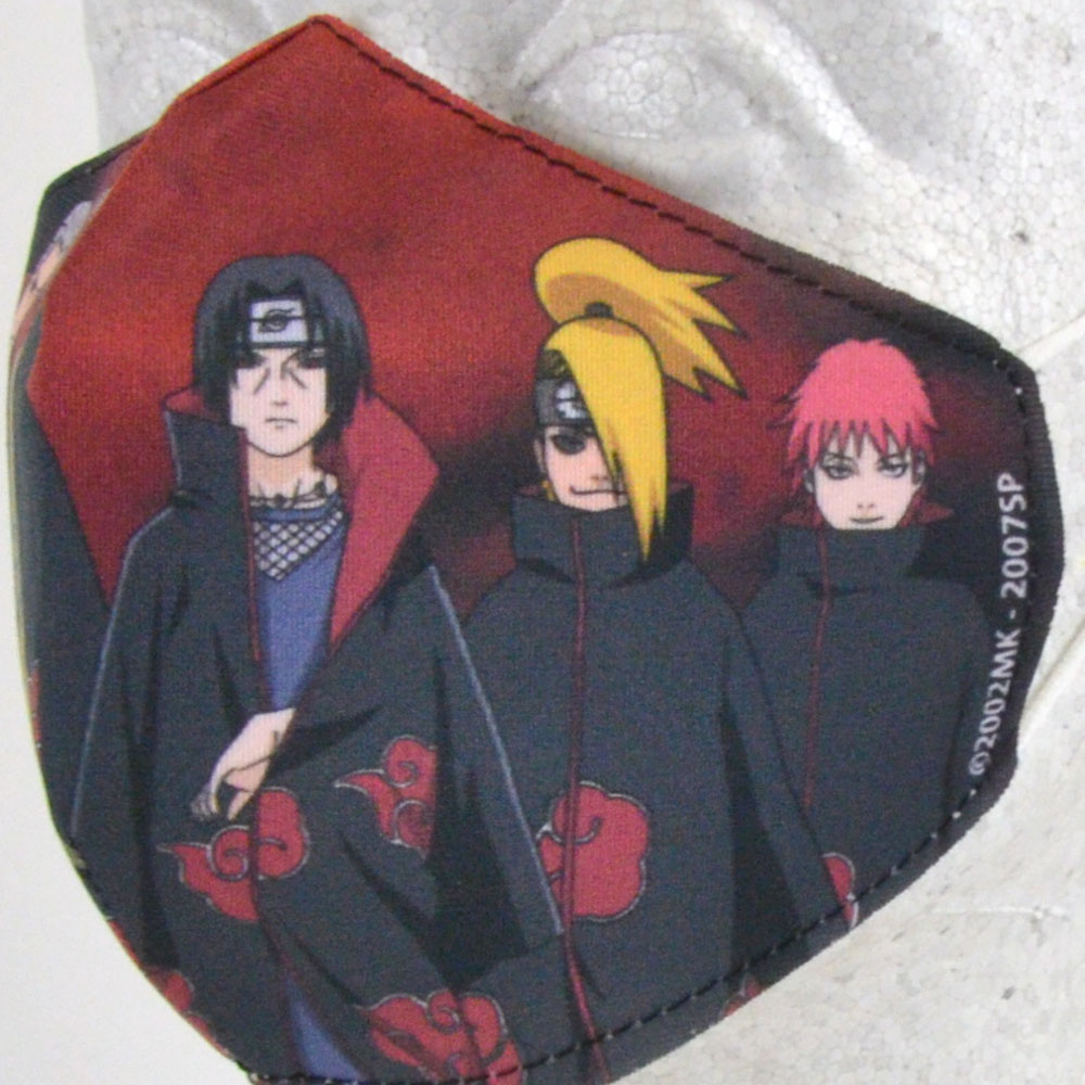 Masque réutilisable: Akatsuki: Textile Manga par Masashi Kishimoto chez ...