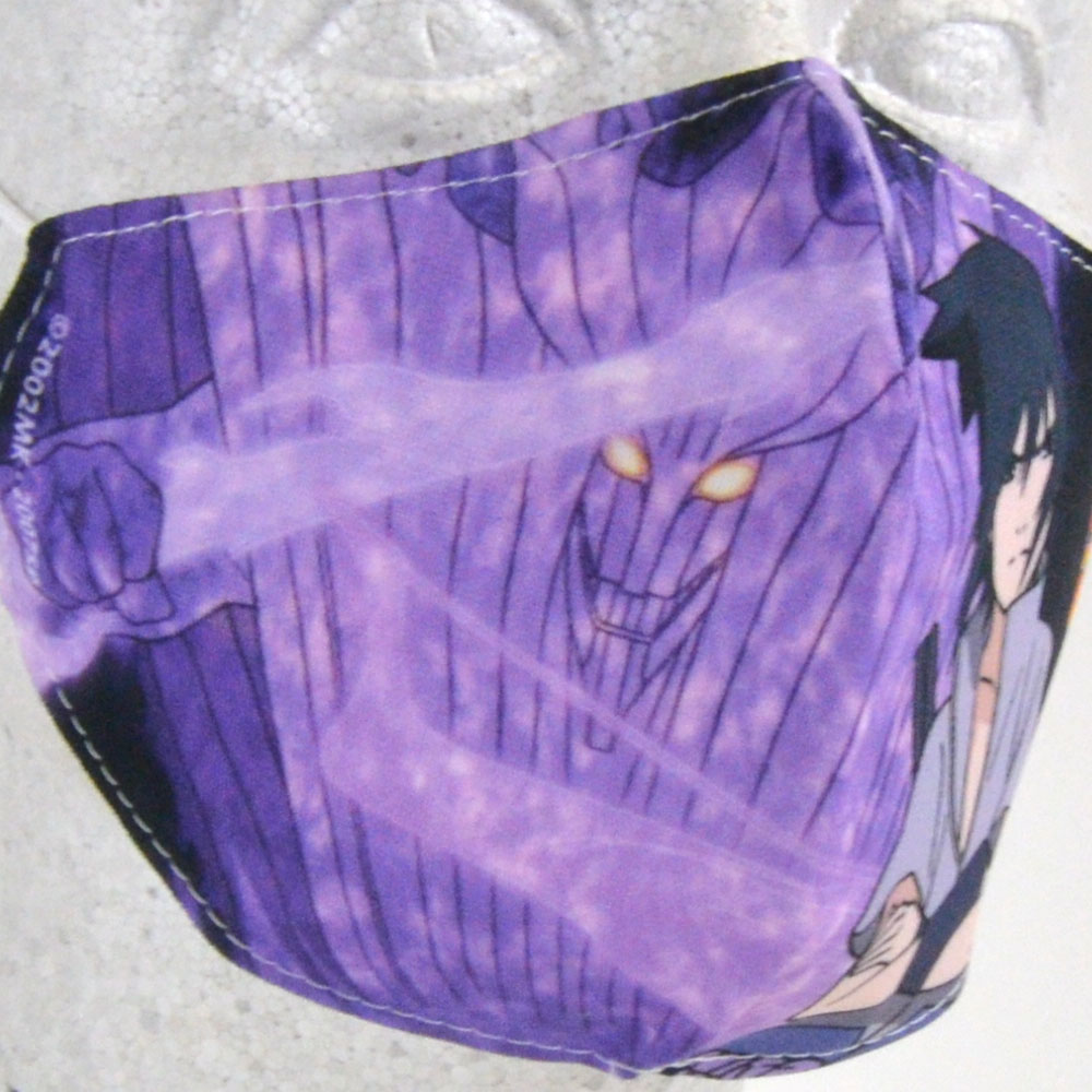 Masque réutilisable: Sasuke Uchiwa: Textile Manga par Masashi Kishimoto ...