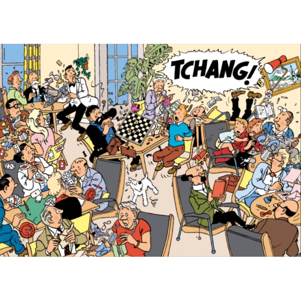 Puzzle Tintin - Tchang ! - 1000 pièces + 1 poster: Puzzles BD par Hergé ...