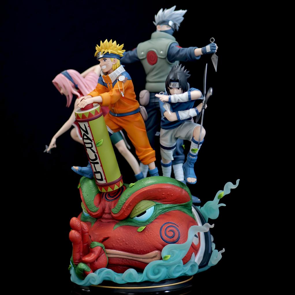 Figurine Cartoon Kingdom - Naruto - Team 7: Figurines Pop culture par ...