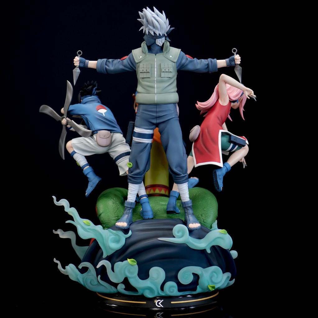 Figurine Cartoon Kingdom - Naruto - Team 7: Figurines Pop culture par ...