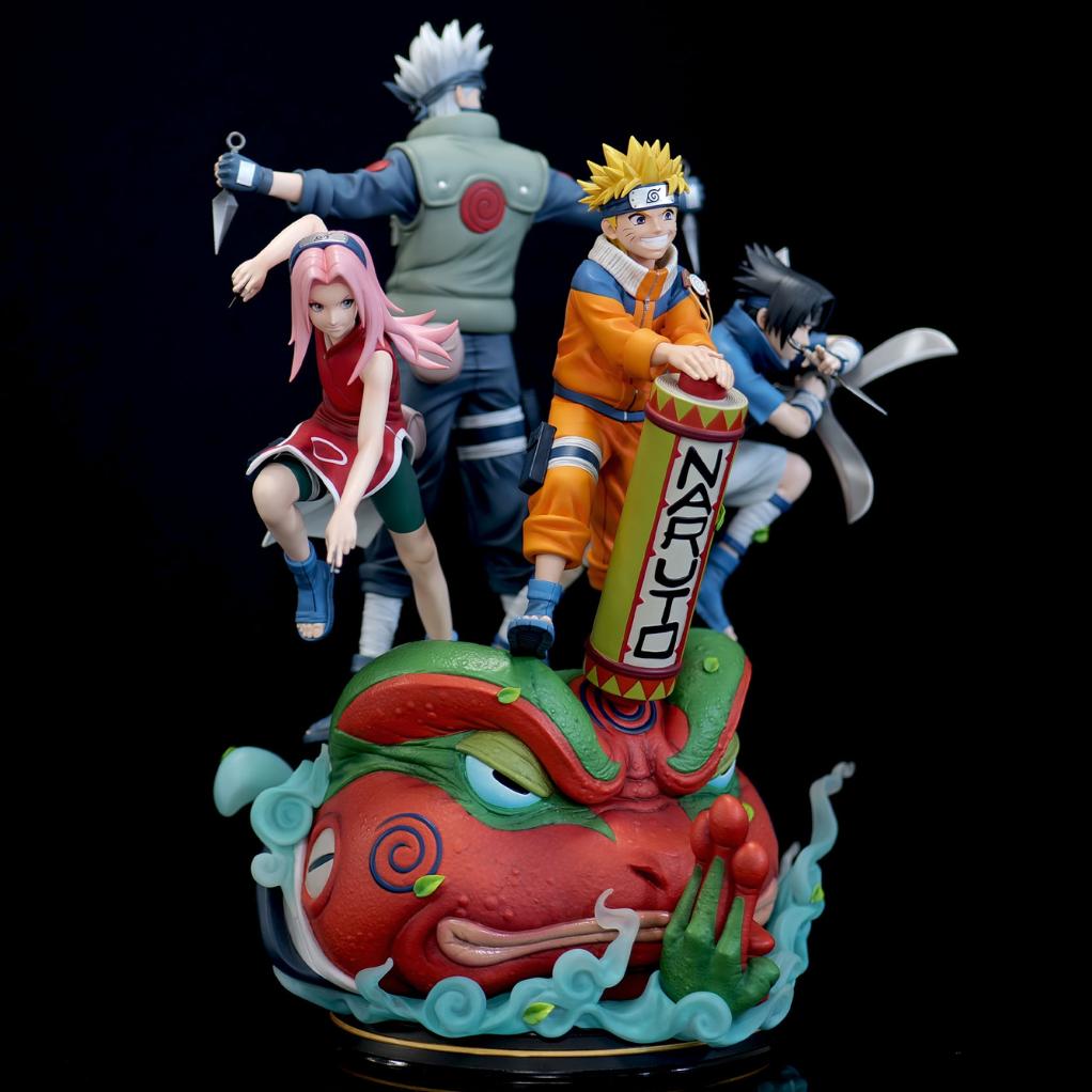 Figurine Cartoon Kingdom - Naruto - Team 7: Figurines Pop culture par ...