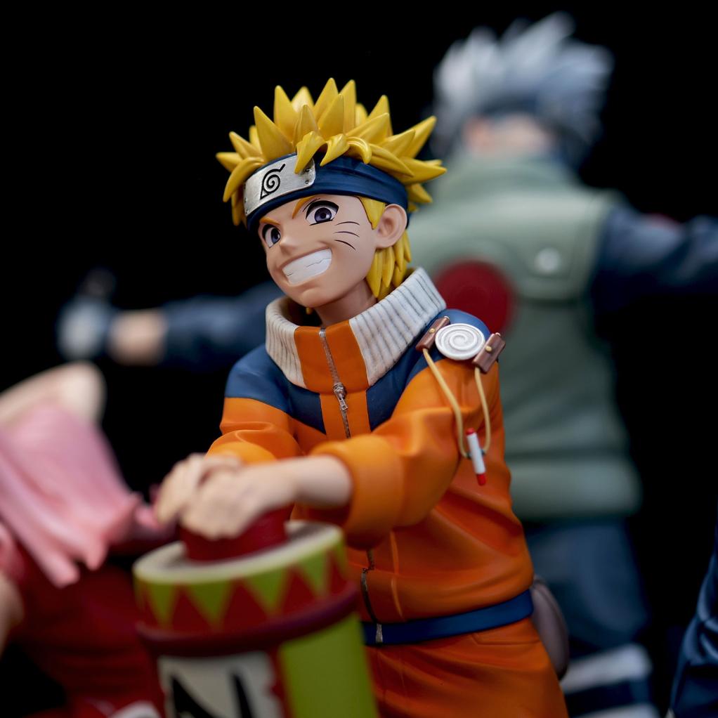 Figurine Cartoon Kingdom - Naruto - Team 7: Figurines Pop culture par ...